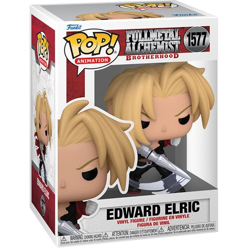 Pop Animation Fullmetal Alchemist Brotherhood Edward Elric with Bla Brads Toys Collectibles